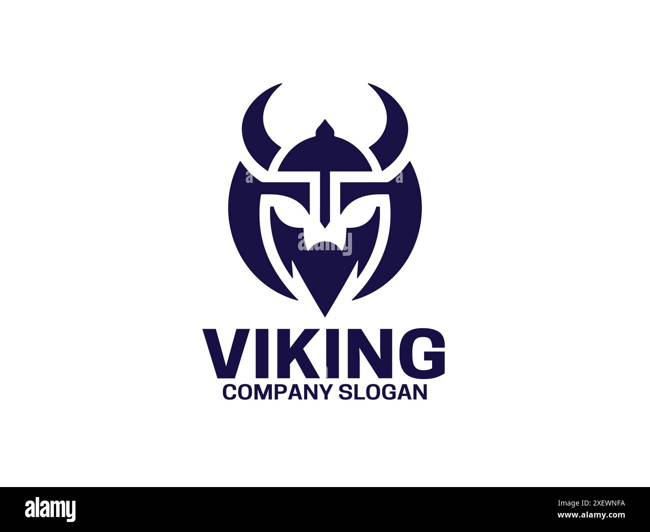 Viking Logo Design Icon Symbol Vector Template. Human Viking Logo ...