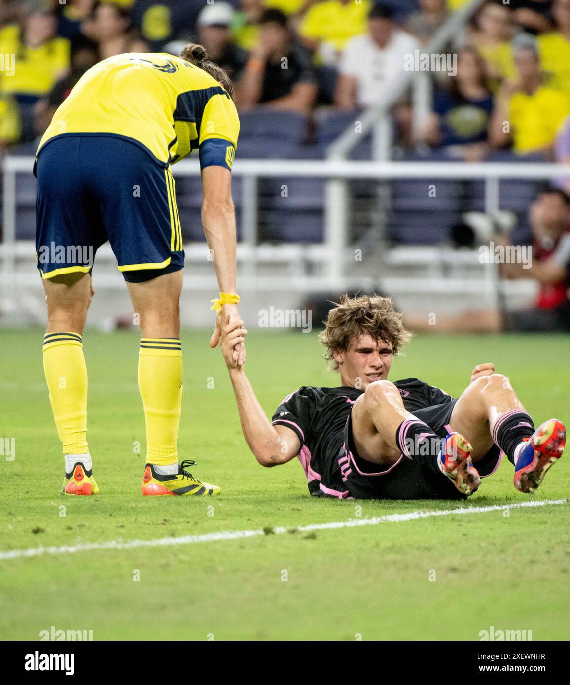 Nashville, Tennessee, USA. 29th June, 2024. Inter Miami midfielder ...