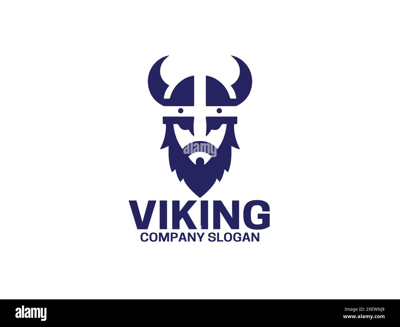 Viking Logo Vector Template Stock Vector Image & Art - Alamy