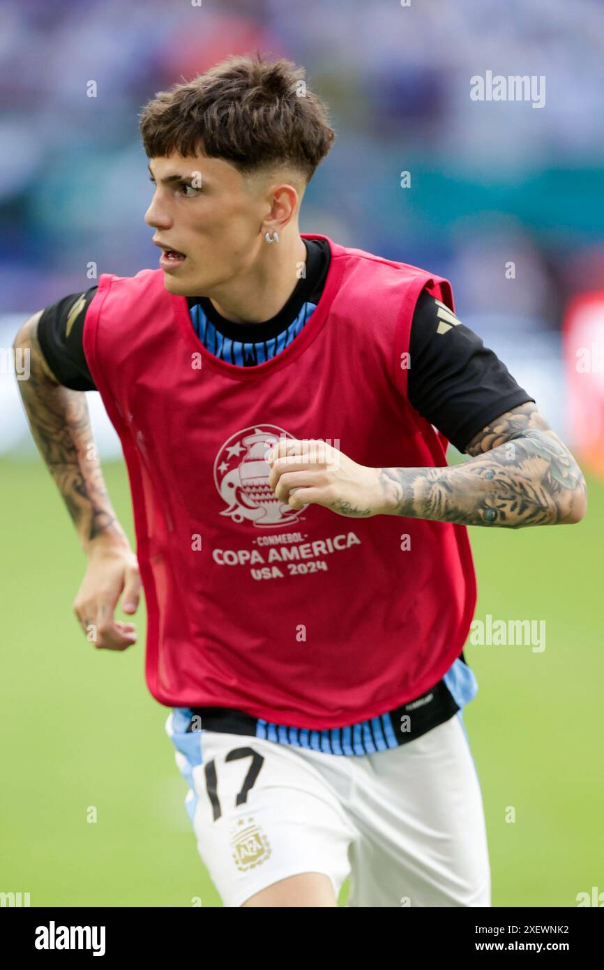 MIAMI GARDENS, UNITED STATES OF AMERICA - JUNE 29: Alejandro Garnacho ...