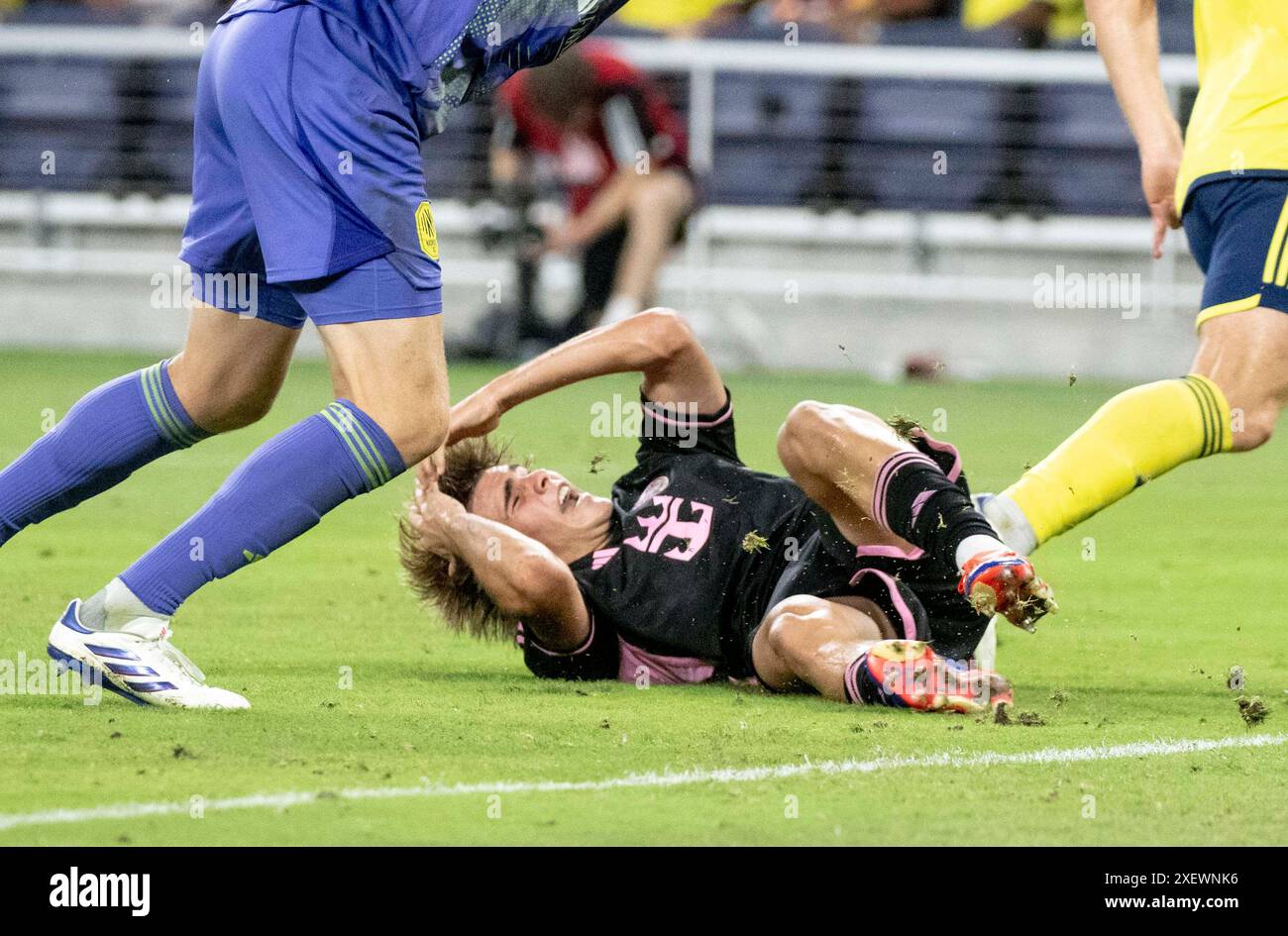 Nashville, Tennessee, USA. 29th June, 2024. Inter Miami midfielder ...