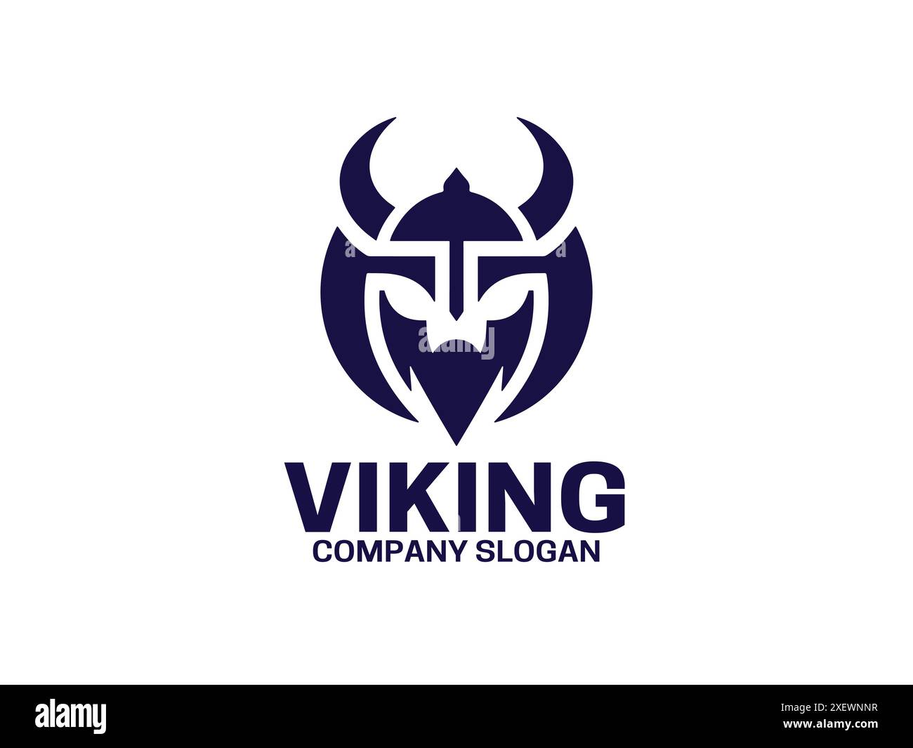 Viking Logo Design Icon Symbol Vector Template. Human Viking Logo ...