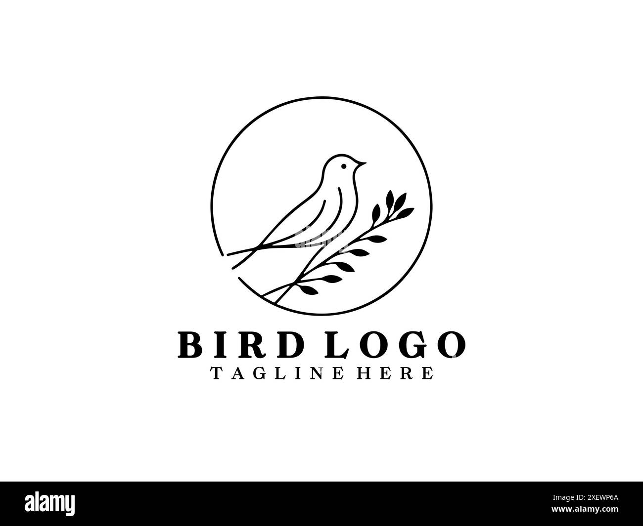 Birds logos hi-res stock photography and images - Alamy