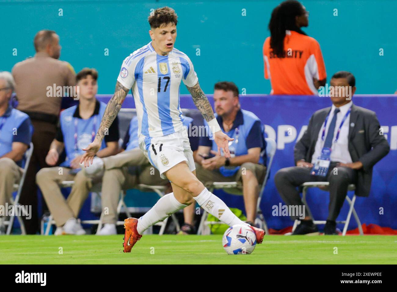 MIAMI GARDENS, UNITED STATES OF AMERICA - JUNE 29: Alejandro Garnacho ...