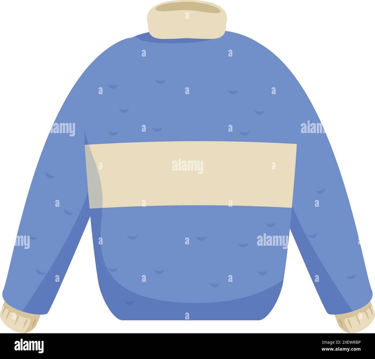 Big turtleneck pullover Stock Vector Images - Alamy