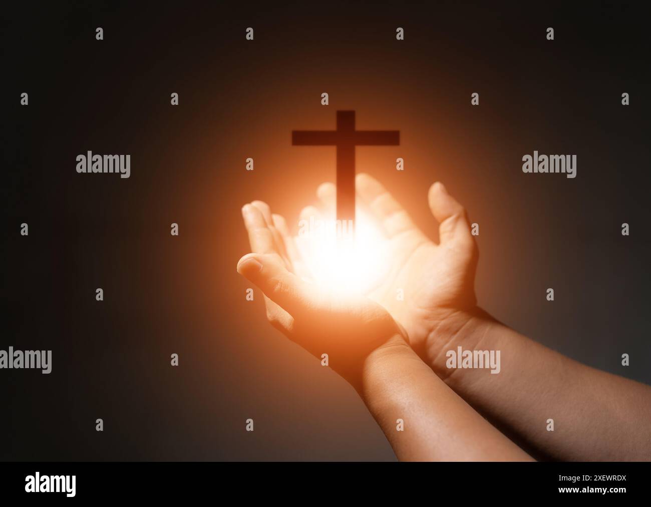 Human hands open palm up worship. Eucharist Therapy Bless God Helping ...