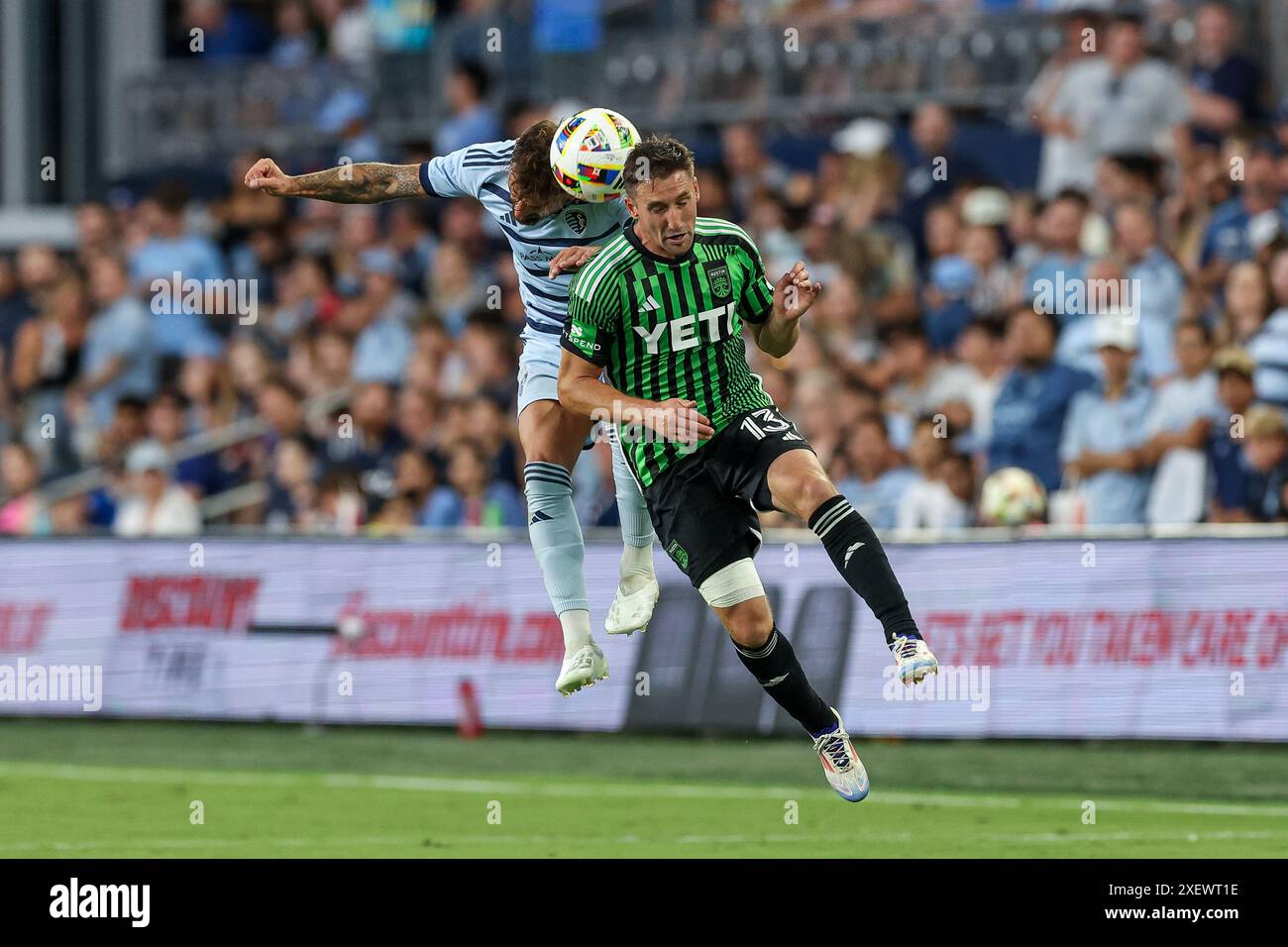 Kansas City, KS, USA. 29th June, 2024. Sporting Kansas City defender ...