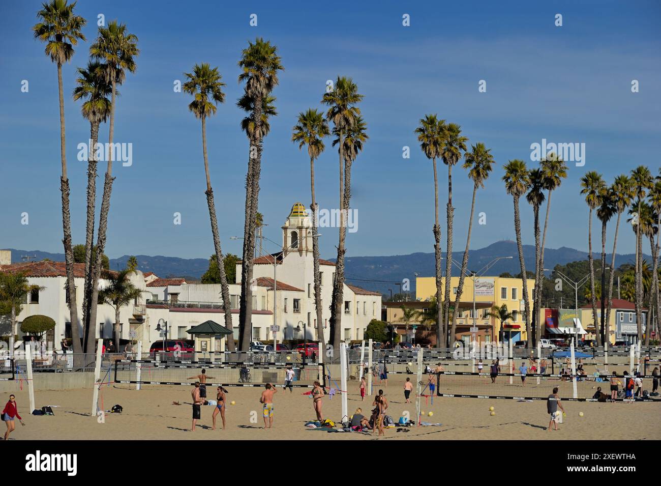 Famous Santa Cruz beach and its oceanfront, Santa Cruz CA Stock Photo ...
