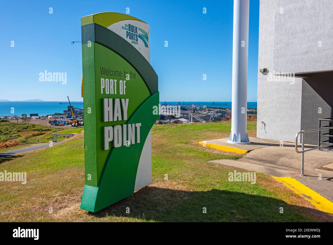 Two coal terminals at the port, Hay Point Coal Terminal (HPCT) and ...