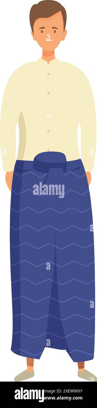 Longyi and myanmar Cut Out Stock Images & Pictures - Alamy