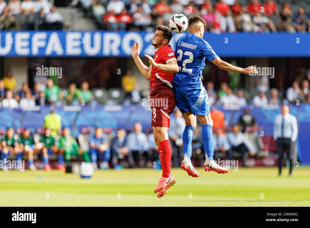 Berlin, Germany. 29th June, 2024. Remo Freuler of (Switzerland) and ...