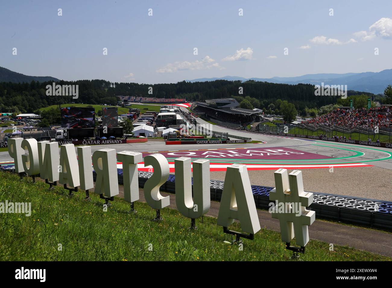 Track Atmosphere #AustrianGp during Sprint Race of Formula 1 Qatar ...