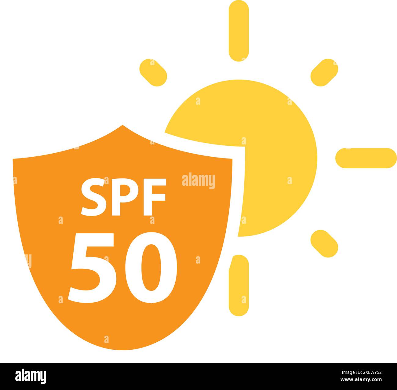 UV radiation sun block icon. Solar ultraviolet uv radiation logo 50spf ...