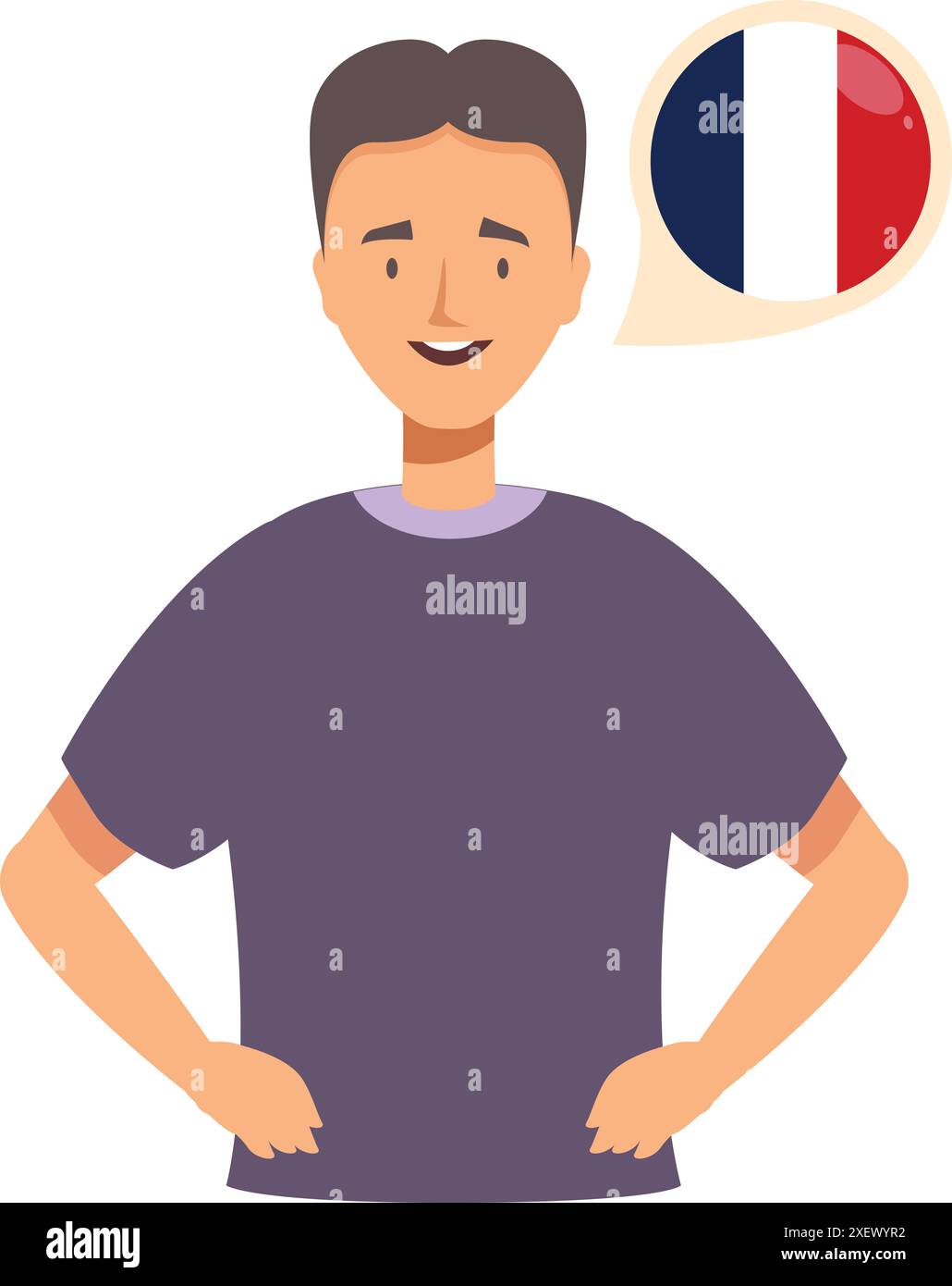 Represented by a speech bubble hi-res stock photography and images - Alamy