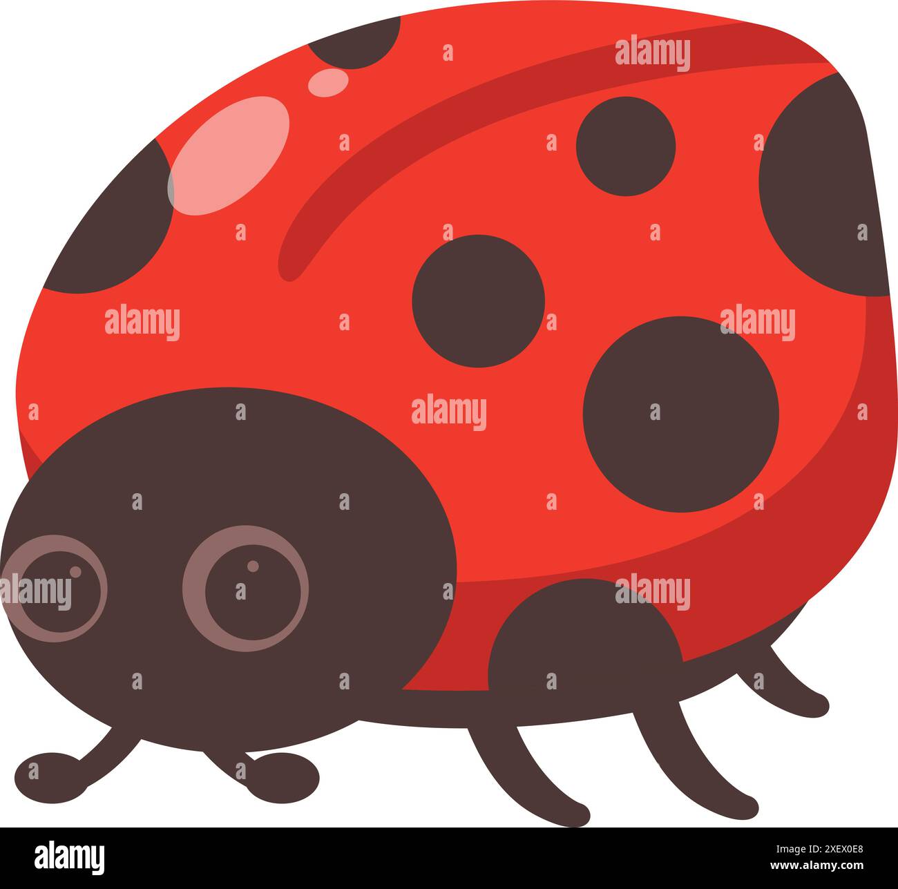 Cheerful ladybug is crawling around hi-res stock photography and images ...