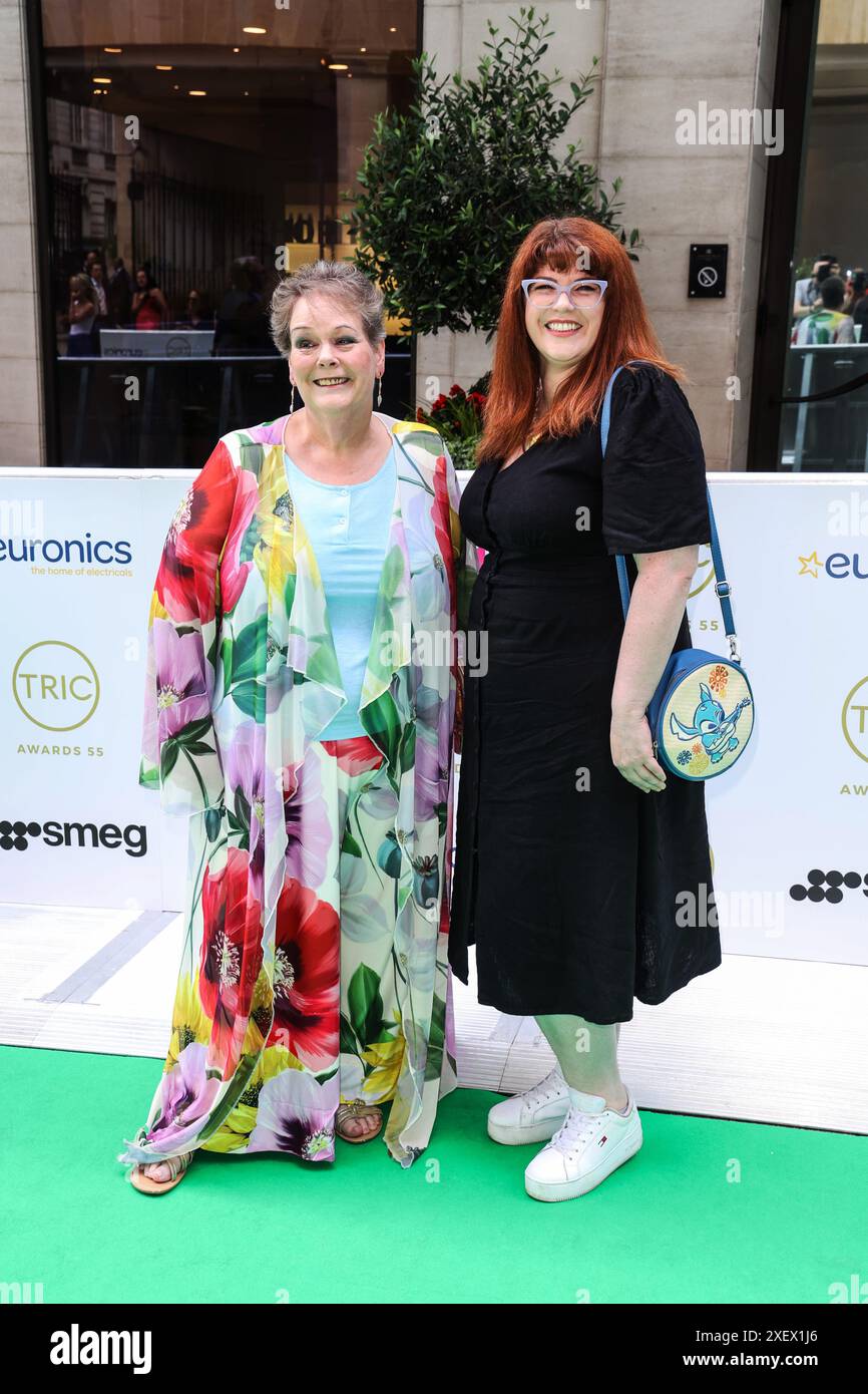 London, UK. 25th June, 2024. Anne Hegarty and Jenny Ryan seen attending ...