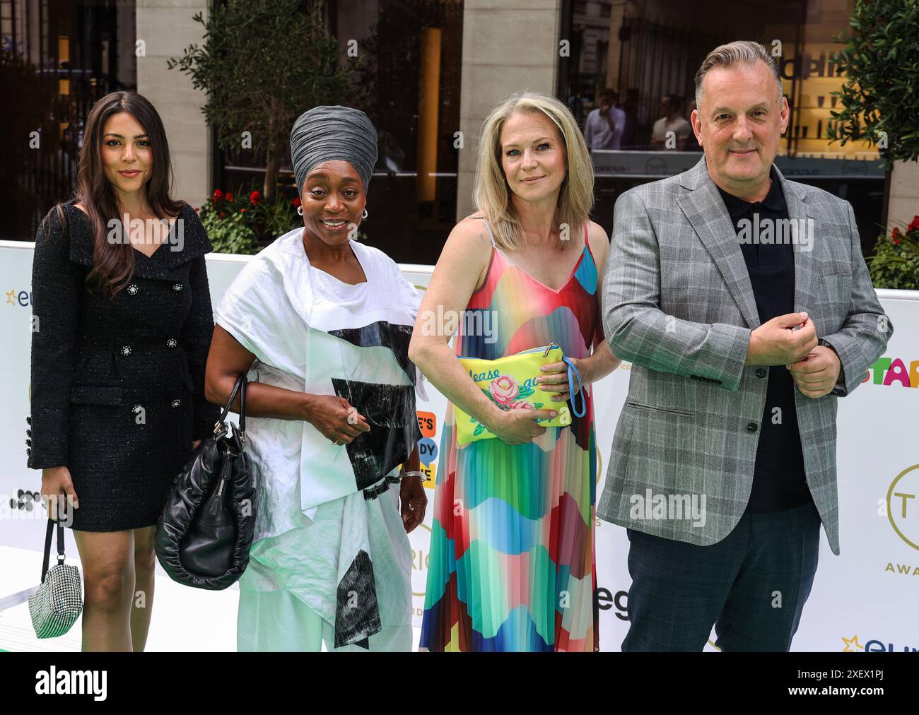 London, UK. 25th June, 2024. Sophie Khan Levy, Angela Wynter, Kellie ...