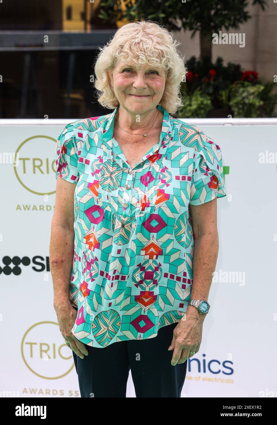 London, UK. 25th June, 2024. Jo Hamilton seen attending the TRICS ...
