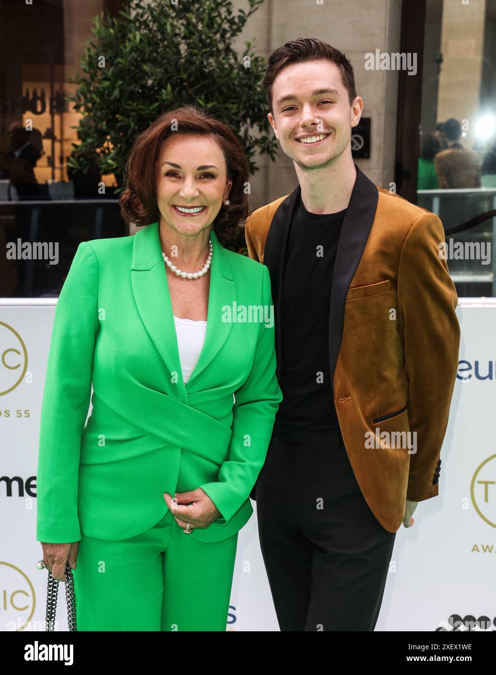 London, UK. 25th June, 2024. Shirley Ballas (left) seen attending the ...