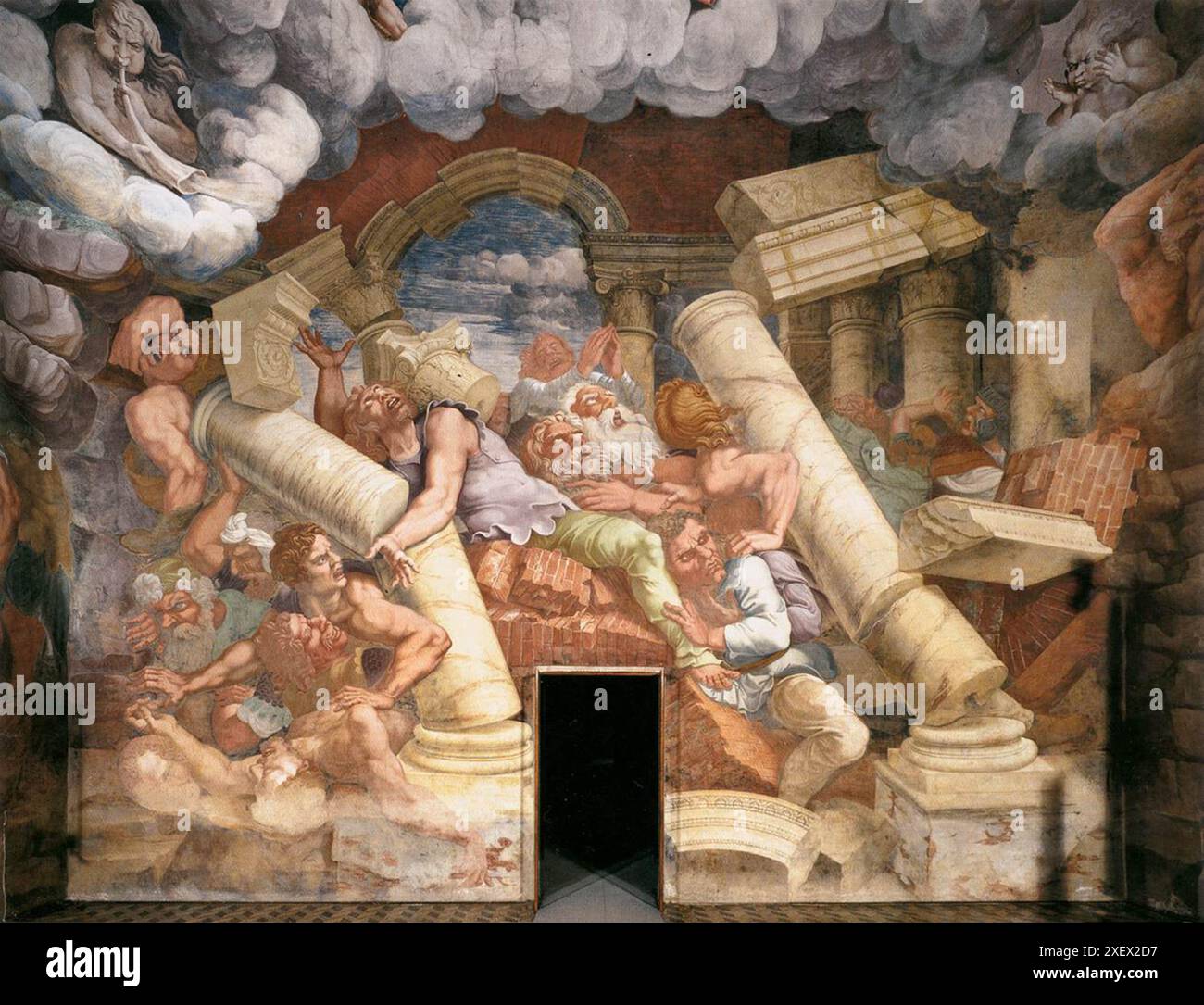 The Fall of the Giants is a fresco by the Italian Renaissance artist ...