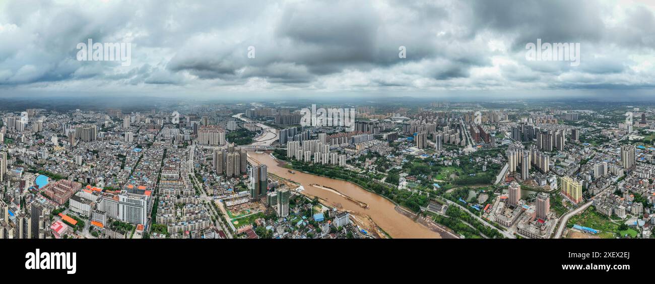 QINZHOU, CHINA - JUNE 29, 2024 - Photo taken on June 29, 2024 shows the construction site near ...