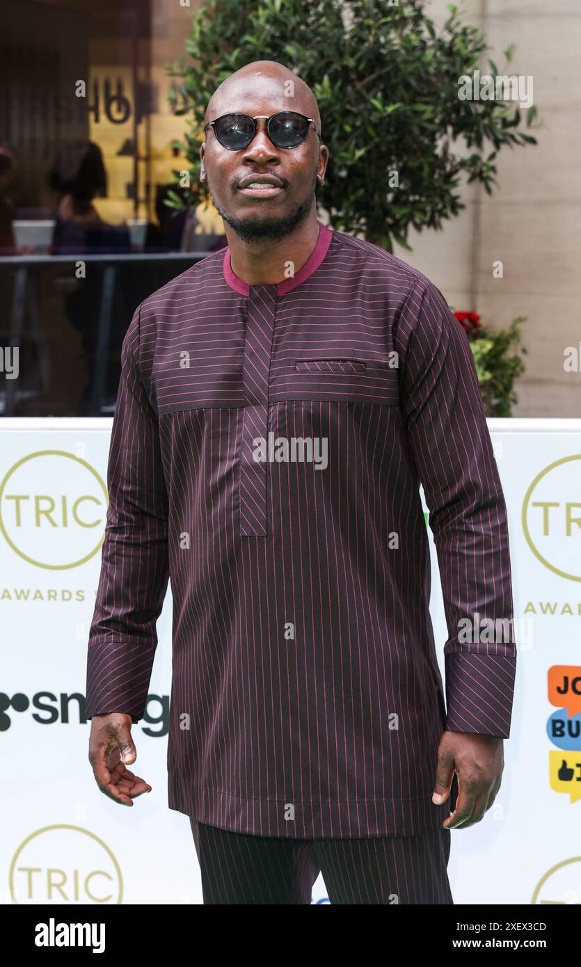 London, UK. 25th June, 2024. Eddie Kadi seen attending the TRICS Awards ...