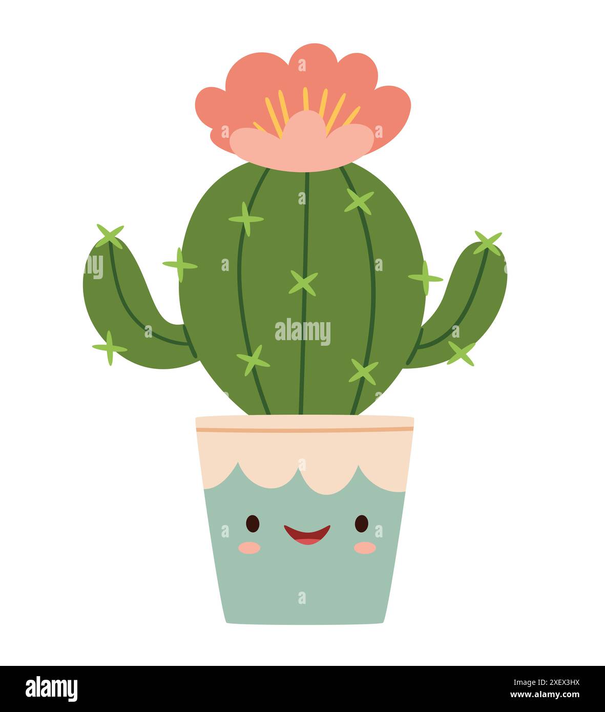 Plants face Stock Vector Images - Alamy