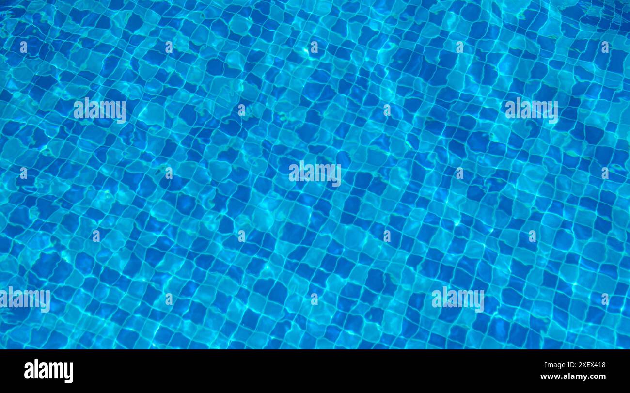 Swimming Pool Surface With Light Reflection and Water Ripple Patterns ...