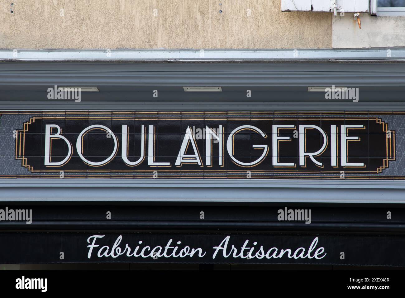 Old boulangerie bakery sign hi-res stock photography and images - Alamy