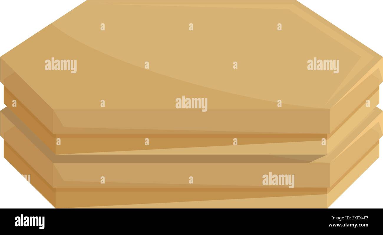 Stack of hexagonal wooden tiles creating a textured and geometric ...