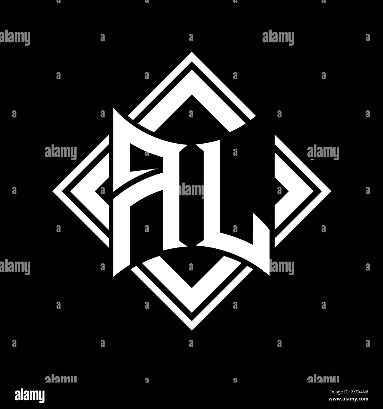 Al letter design hi-res stock photography and images - Alamy
