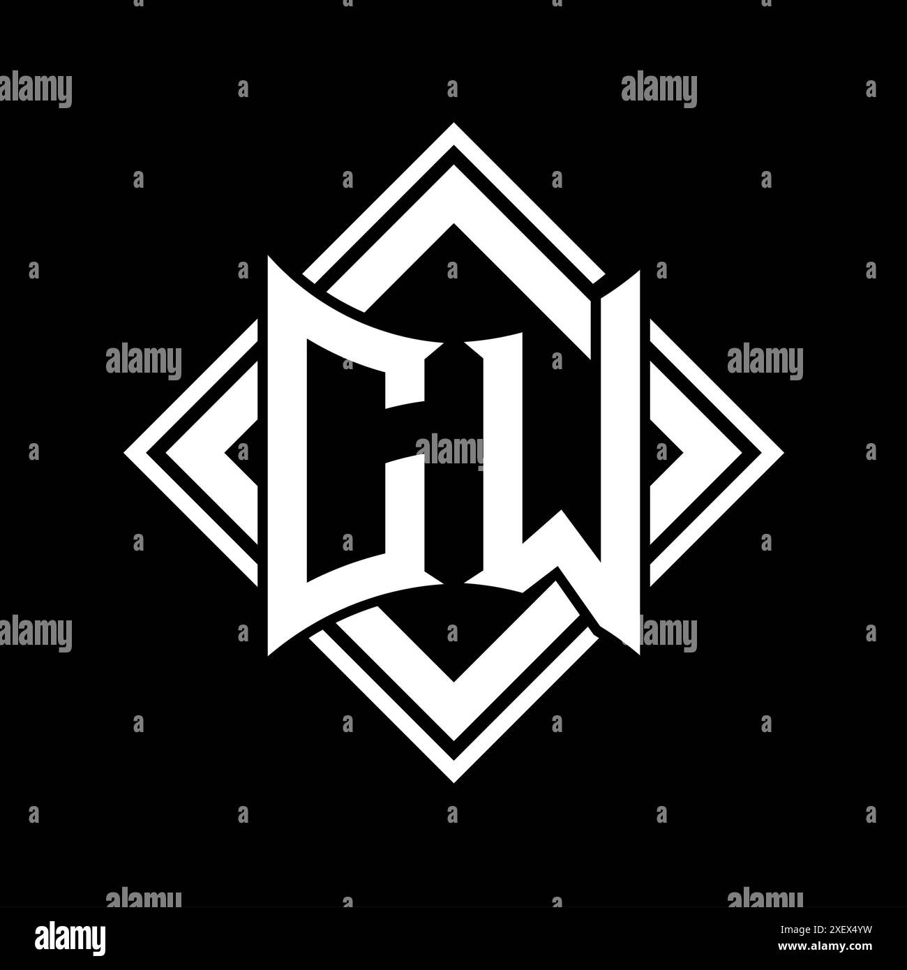 Cw logos hi-res stock photography and images - Alamy