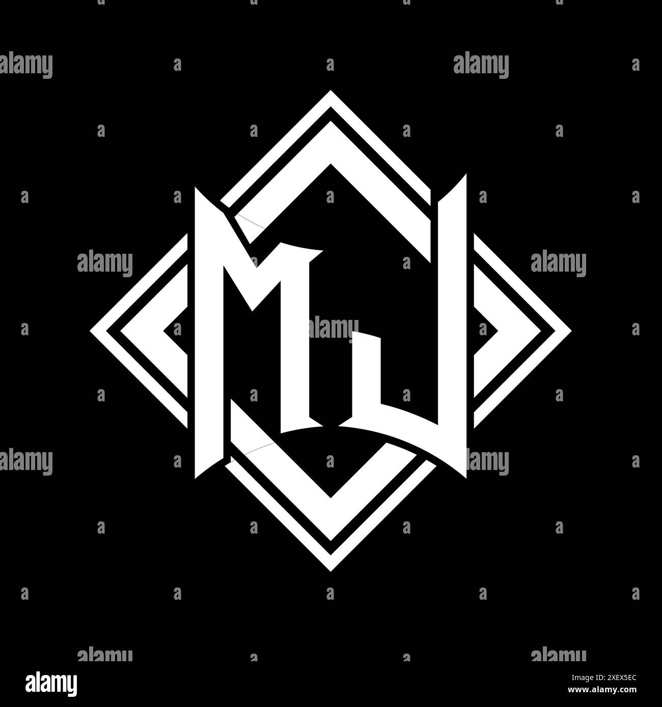 Letter mj logo hi-res stock photography and images - Alamy