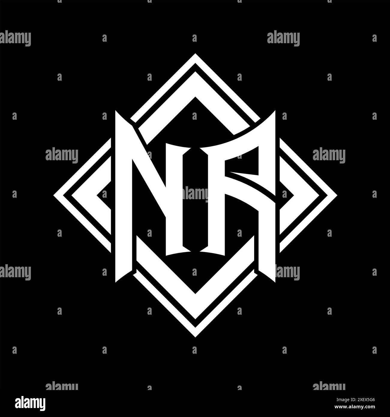 Na modern logo hi-res stock photography and images - Alamy