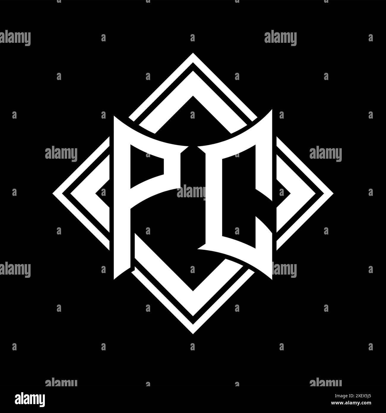 Letter pc logo Black and White Stock Photos & Images - Alamy