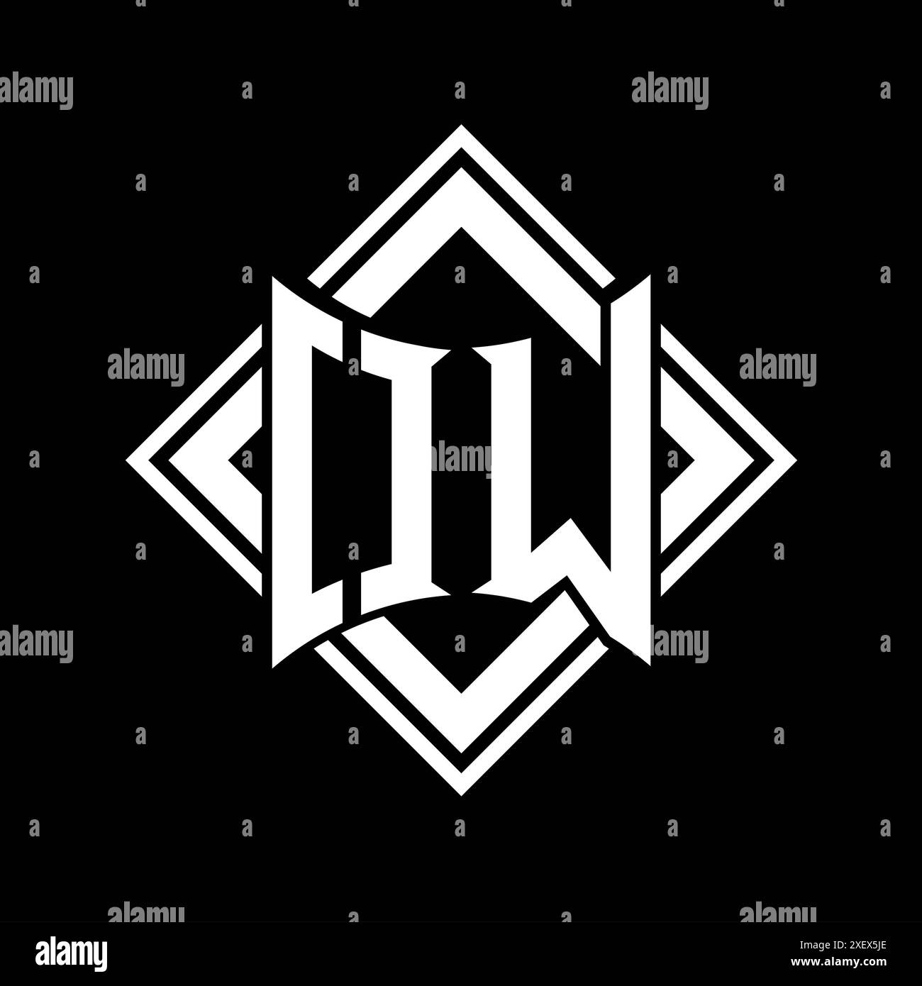 Ow letter design hi-res stock photography and images - Alamy