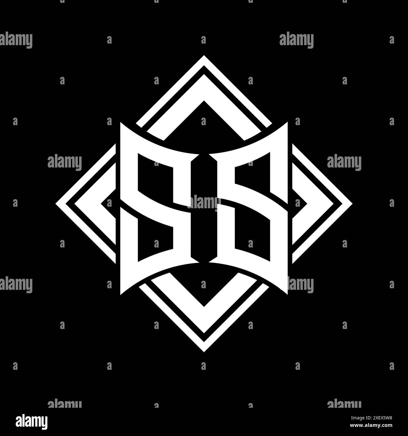 Ss logo design hi-res stock photography and images - Alamy