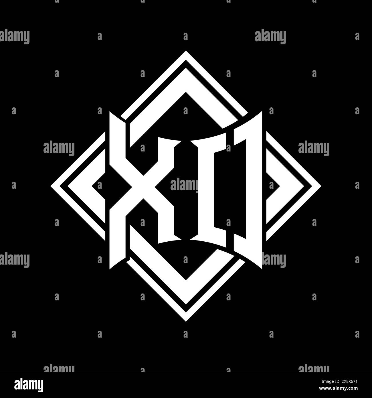 Letter xo logo hi-res stock photography and images - Alamy