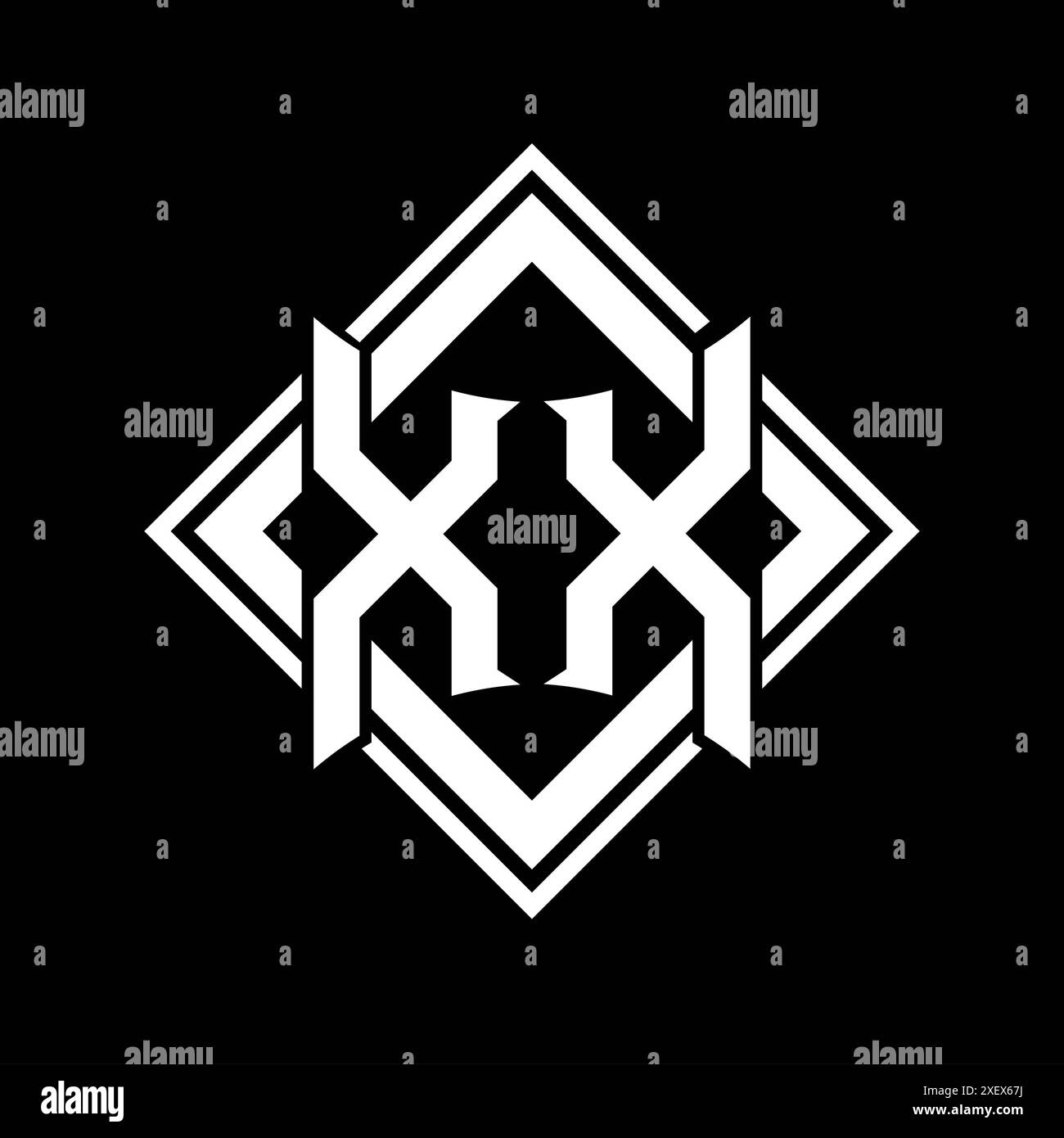 Xx letter logo Black and White Stock Photos & Images - Alamy