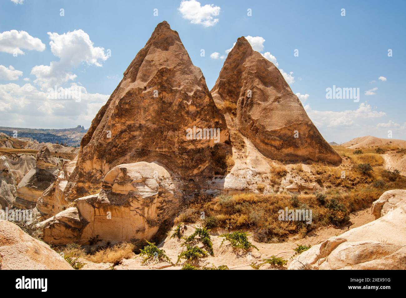 Fabulous view of Fairy Chimney Rock Formations in Goreme National Park ...