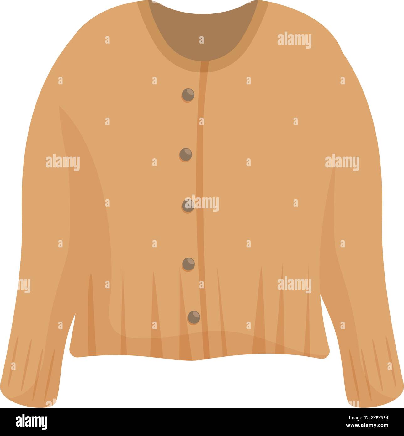 Button up cardigan Stock Vector Images - Alamy