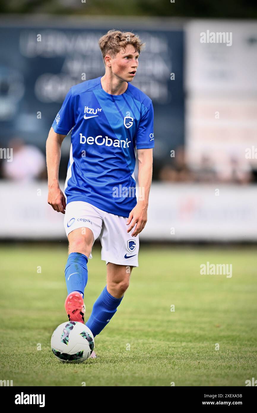 Genk, Belgium. 29th June, 2024. Genk's Thomas Claes pictured during a ...