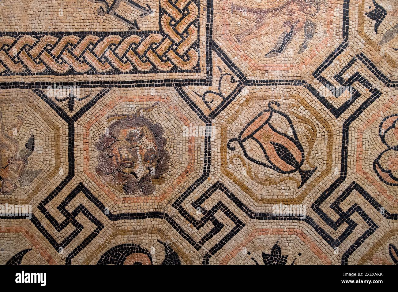 Roman mozaic in Domus dell'Ortaglia, Roman domus from I to IV AD in ...