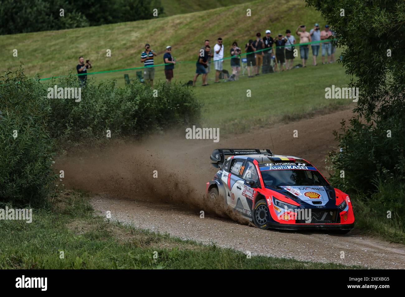 The Driver Thierry Neuville And Co-Driver Martijn Wydaeghe Of The Team ...