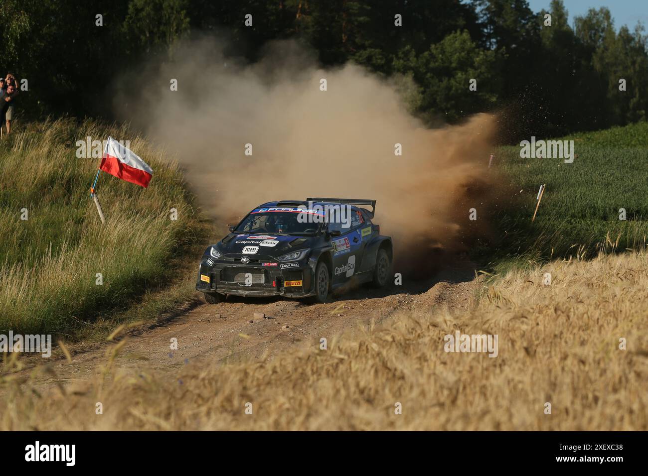 Drive Sami Pajari And Co-Driver Enni Malkonen Of The Teamprintsport ...