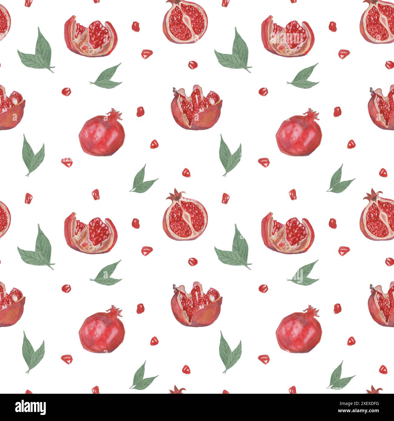 Pomegranate pattern seamless pomegranates Stock Vector Images - Alamy