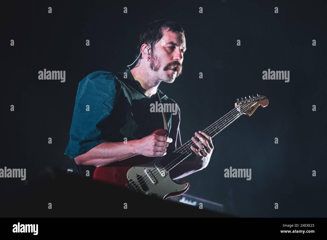 ITALY, COLLEGNO, JUNE 29TH: Mark Bowen, guitarist of the British band ...