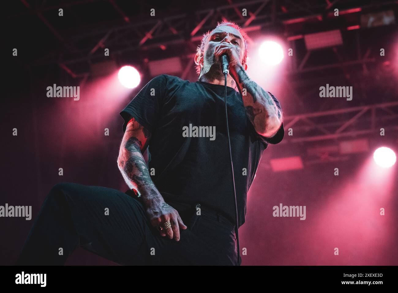 ITALY, COLLEGNO, JUNE 29TH: Joe Talbot, singer of the British band ...