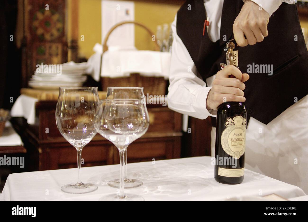 Bottega del Vino restaurant and cellar. Verona. Veneto, Italy Stock ...