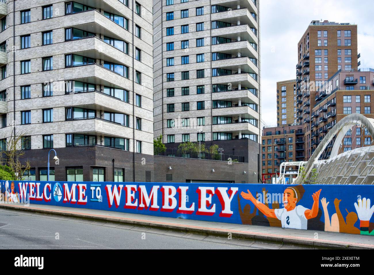 Wembley hill road hi-res stock photography and images - Alamy